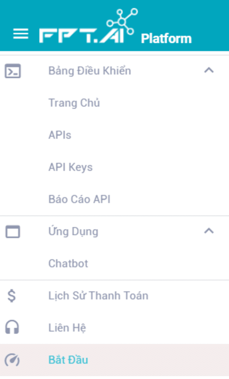 Hướng Dẫn Sử Dụng Console FPT AI