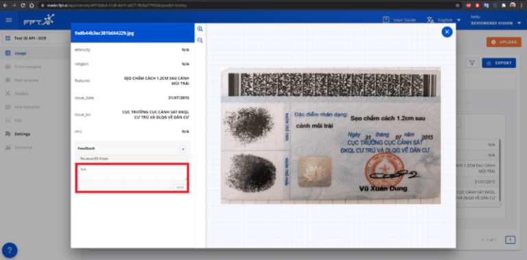 How To Extract Information From Images Using FPT AI Reader